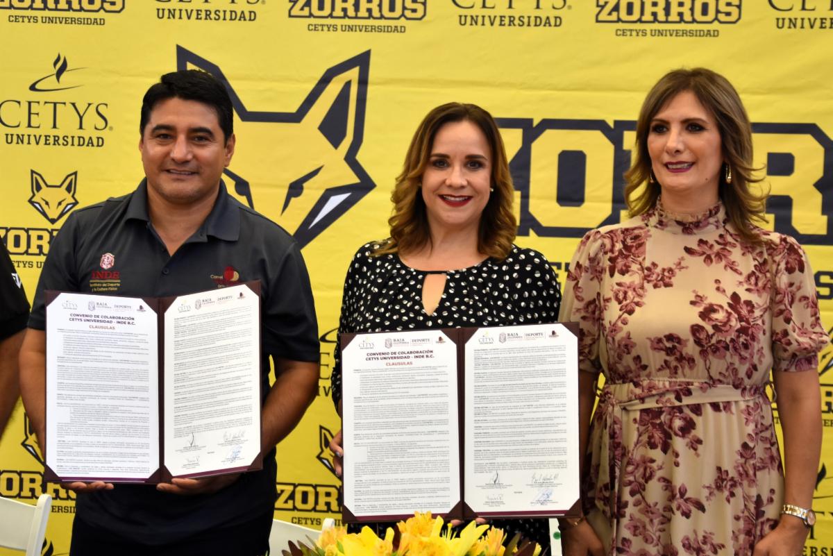 Firman Cetys e INDE BC convenio en favor del deporte estudiantil ...