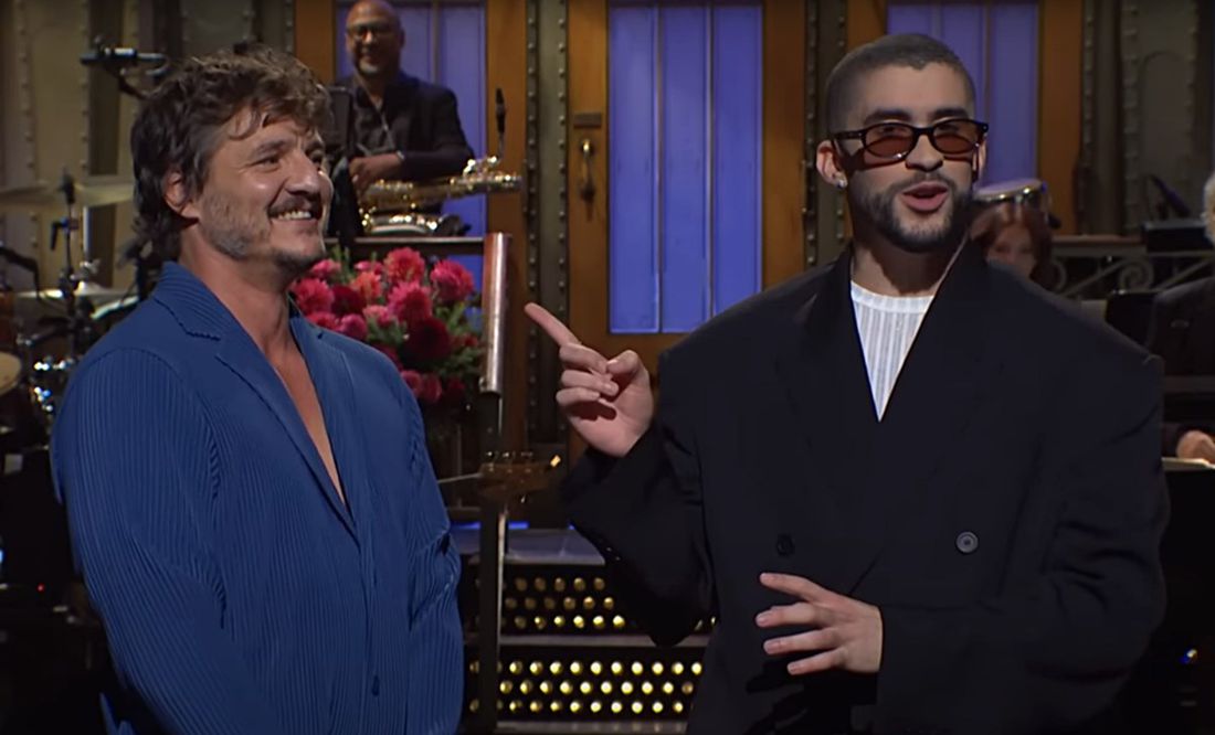 VIDEO Épico encuentro de Pedro Pascal y Bad Bunny en Saturday Night ...