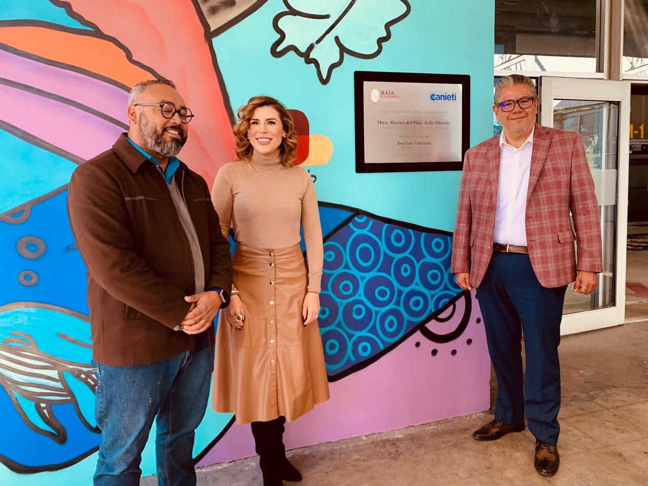 Inauguró gobernadora mural en Bit Center titulado "Baja California ...