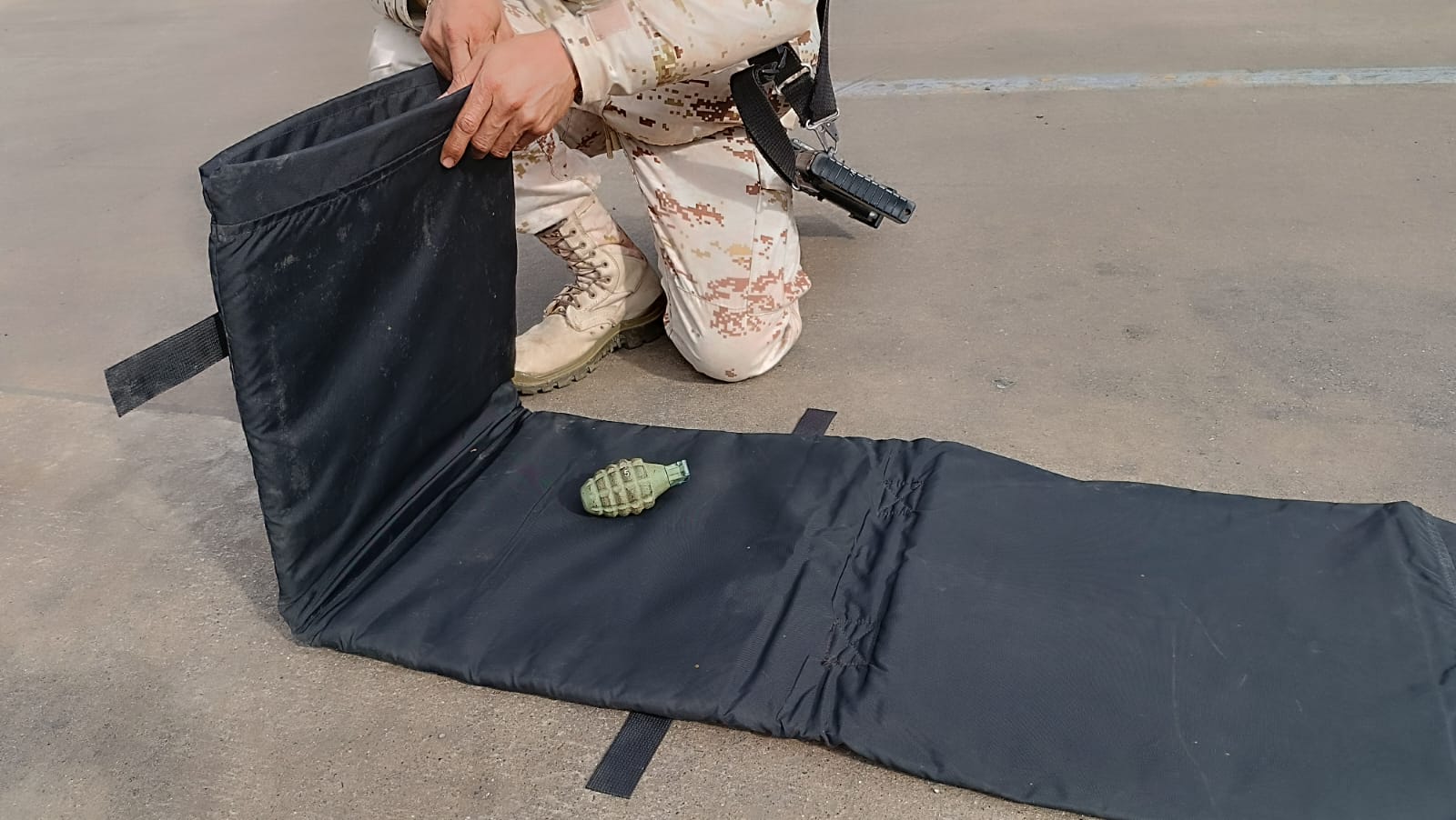 Personal militar, GN y Policía Municipal aseguran granada inerte en ...