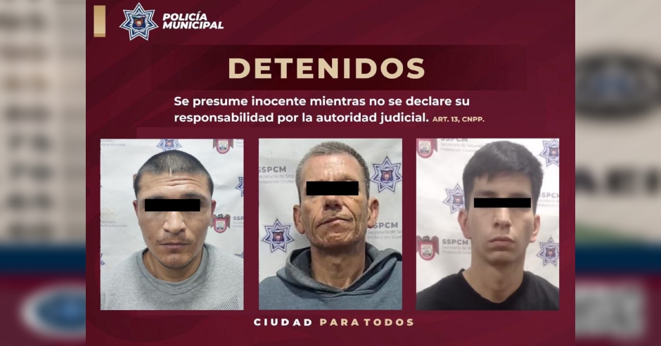 Policía Municipal Captura A Tres Fugitivos De La Ley Uniradio Informa
