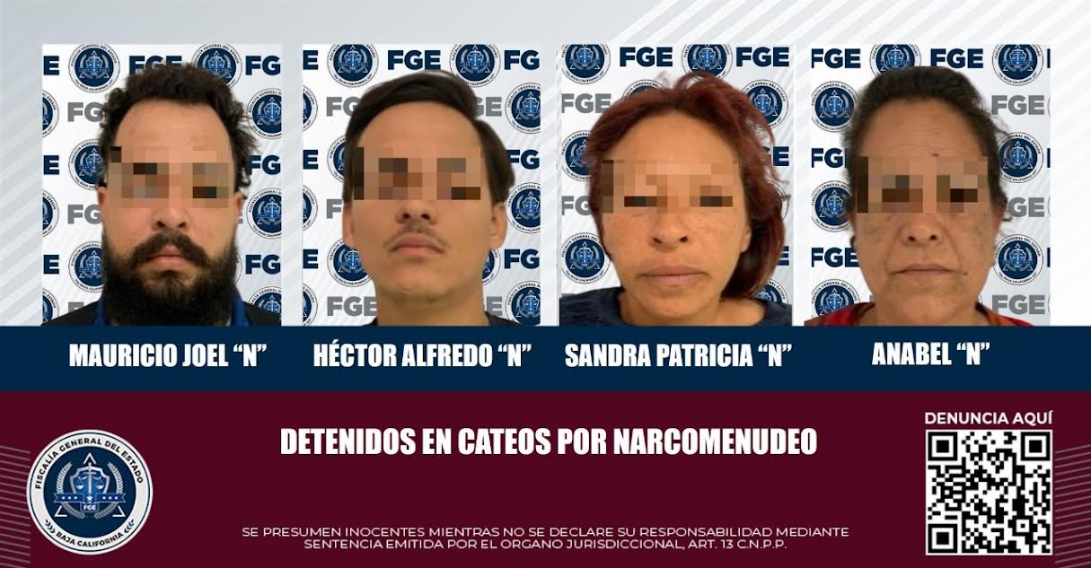 Fiscalía Decomisa Droga Y Detiene A Dos Hombres Y Dos Mujeres Durante