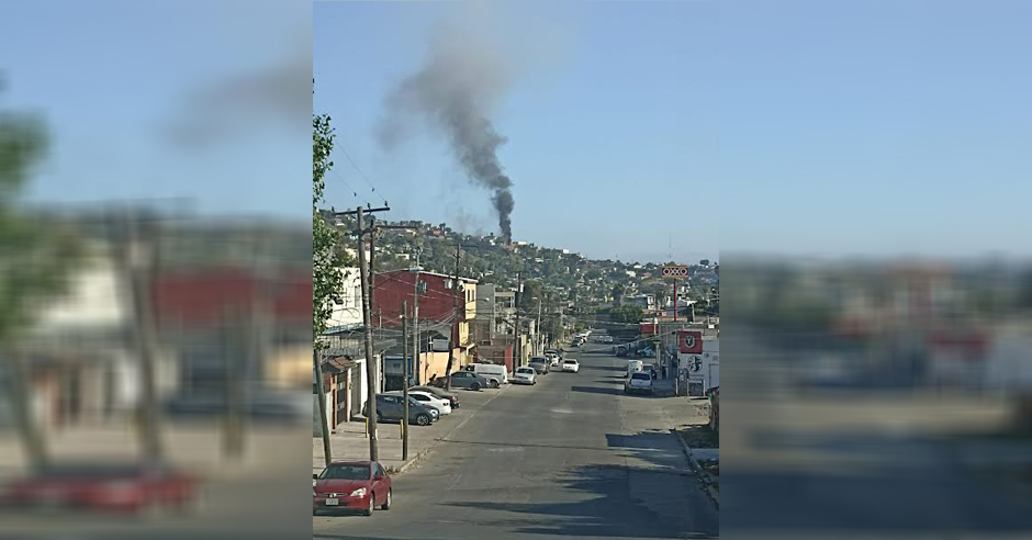 Incendio en la colonia Obrera tercera sección provoca columna de humo ...