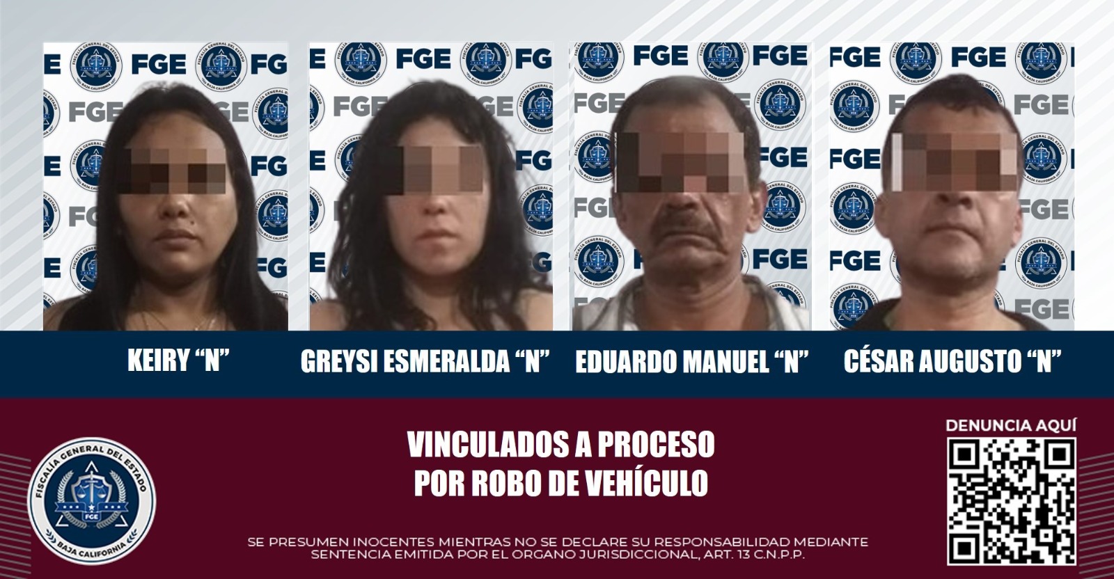 Dos Hombres Y Dos Mujeres Son Vinculados A Proceso Robo Equiparado De