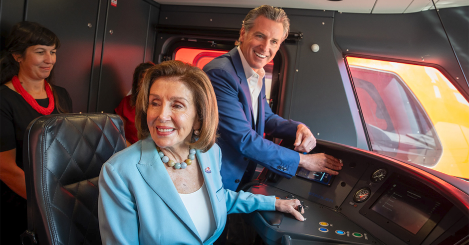 Gobernador Newsom y el nuevo CEO del Tren de Alta Velocidad celebran la ...