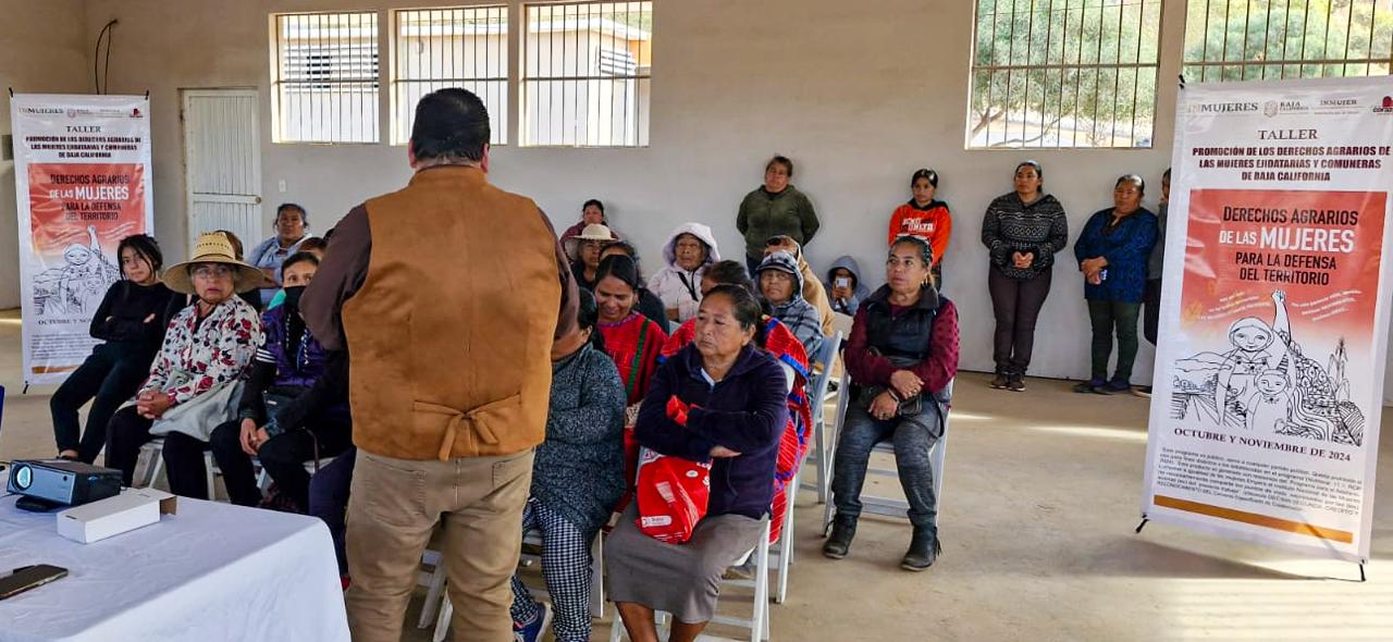 Lleva INMUJER BC taller sobre derechos a las mujeres comuneras y ...