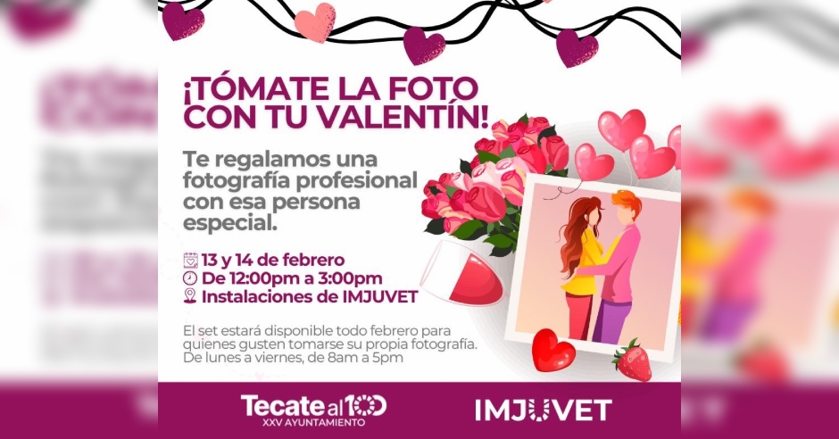 IMJUVET invita a celebrar el amor y la amistad con una sesión de fotos ...