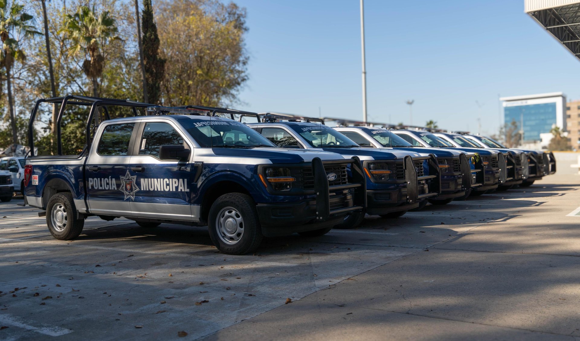 431 de 999 patrullas de la policía de Tijuana, ya equipadas con 4 ...