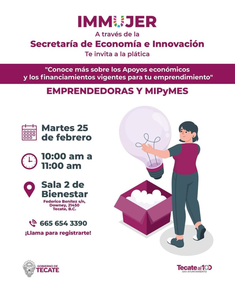 Inmujer invita a emprendedoras y MIPyMES a plática sobre apoyos ...