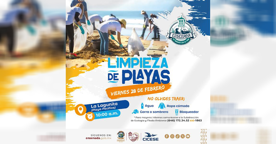 Invitan Gobierno de Ensenada y Cicese a limpieza de playa - Uniradio ... Invitan Gobierno de Ensenada y Cicese a limpieza de playa - Uniradio ...