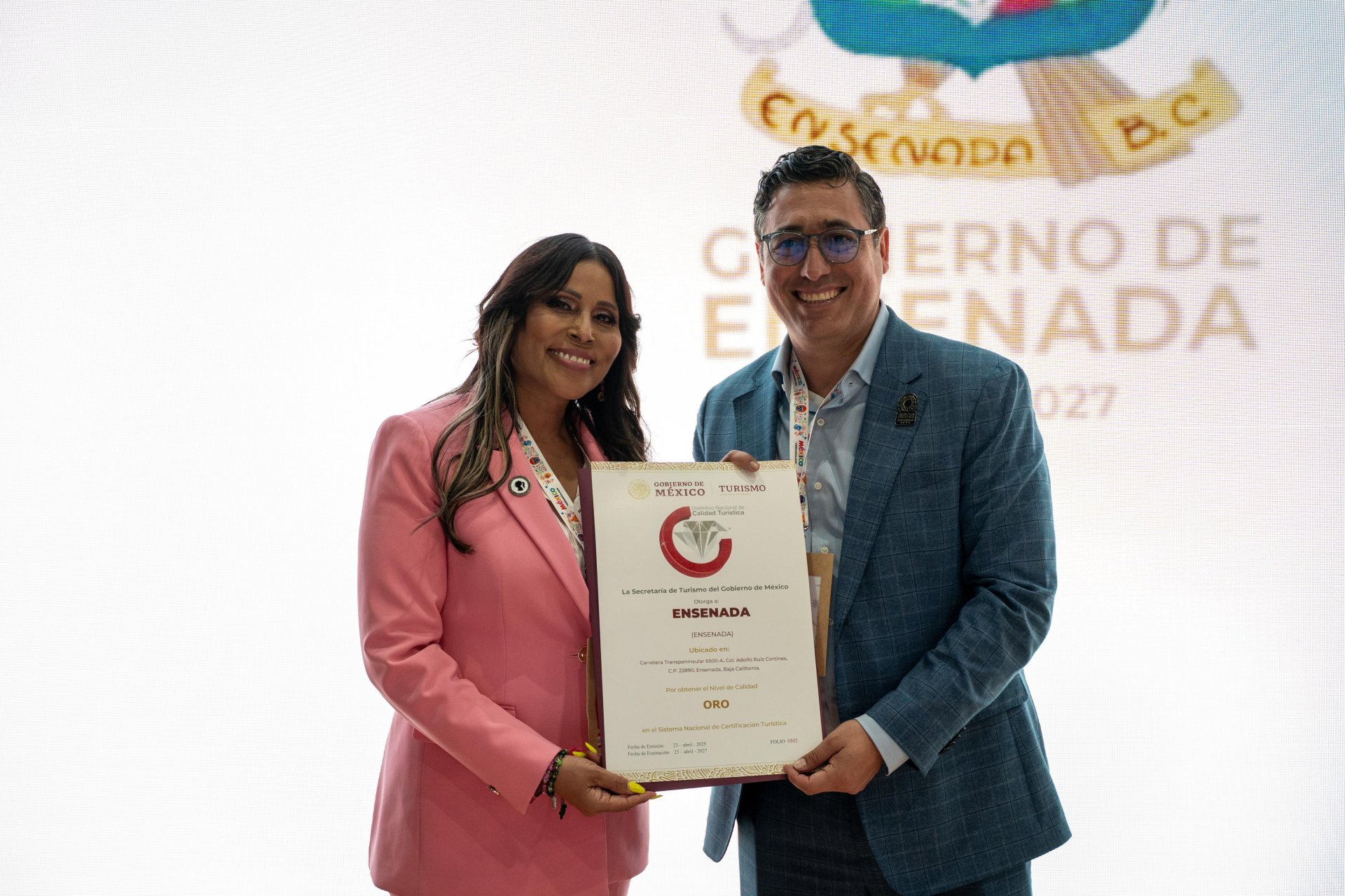 Recibe alcaldesa Claudia Agatón el Distintivo Nacional de Calidad ...
