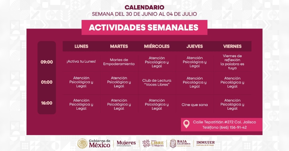 Invita Inmujer BC a mujeres de Ensenada a participar en actividades del ...