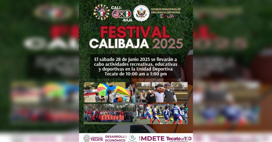 Festival CaliBaja 2025 llega a Tecate con actividades recreativas ...