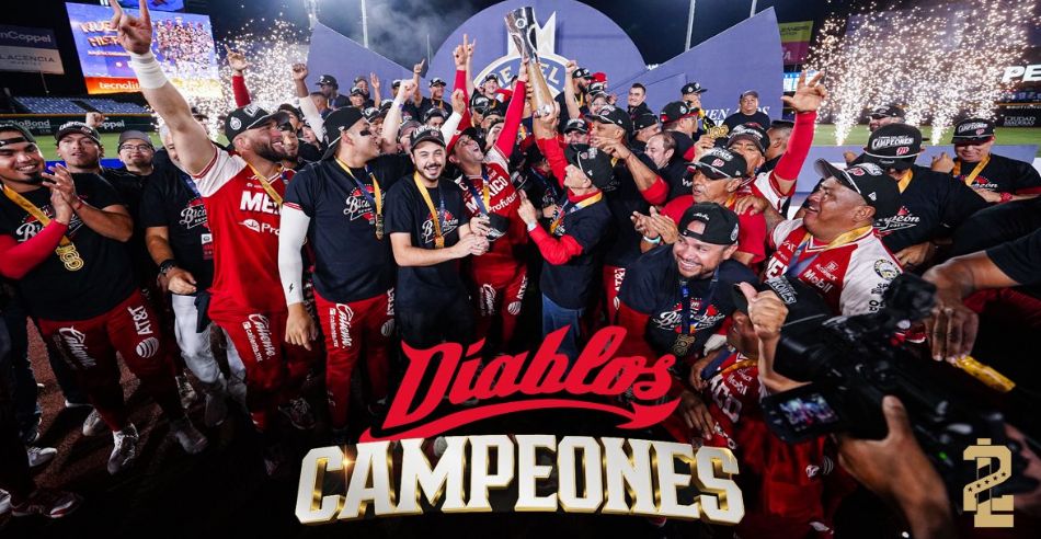 Diablos Rojos del México, bicampeones de la LMB - Uniradio Informa Baja ...