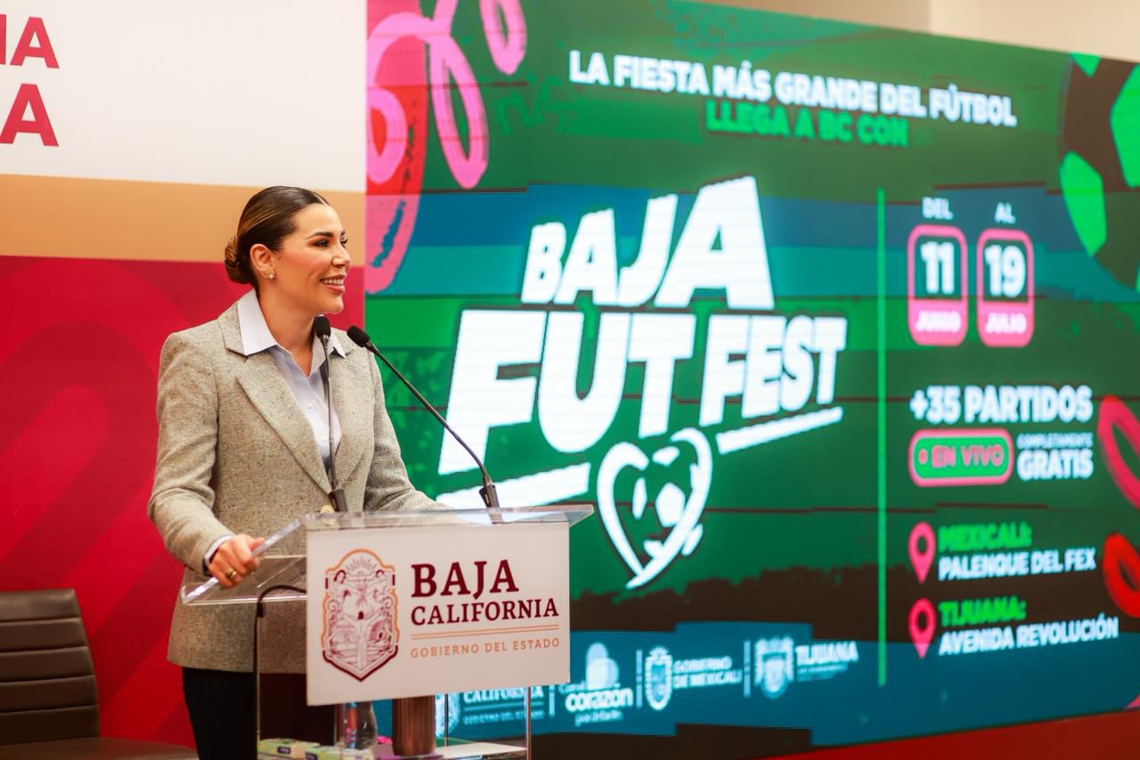 Presenta gobernadora Marina del Pilar el "Baja Fut Fest" para vivir la ...